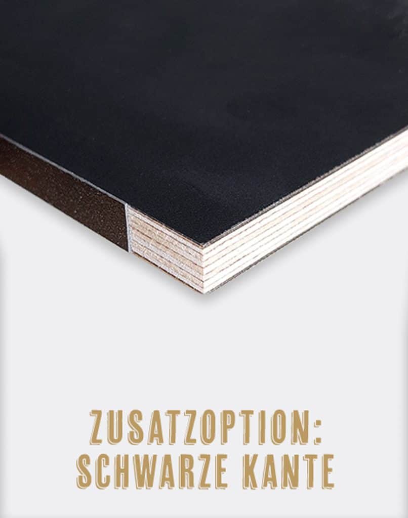 Exterior-Kreidetafel schwarz nach Maß (Zuschnitt) - tafeldienste.de